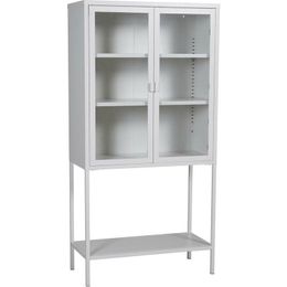 ebuy24 - Stahlvitrine 2 Türen Misha