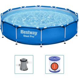 Steel Pro Frame Swimmingpool 366x76 cm Bestway