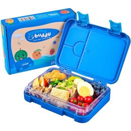 Ecosa yummy buddy Kinder Brotdose mit 6 Fächern Kinderfreundliche Verriegelung mit Klick-Verschluss BPA-Frei Spülmaschinenfest Auslaufsicher Robust