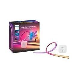 PHILIPS Hue Play Gradient Lightstrip f&uuml;r PC (24-27" Starter-Kit), LED-Streifen schwarz/wei&szlig;