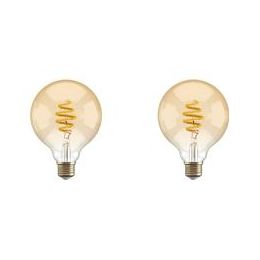 Hombli Filament Bulb CCT E27 G95-Amber 2er-Set