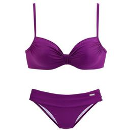 Lascana Set: Bügel-Bikini 'Saphir' pink Gr. 38 Cup C. Mit Bügel