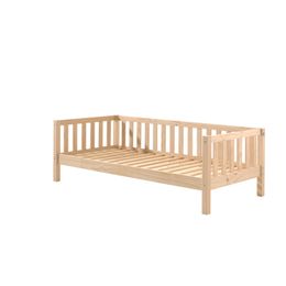 Vipack Kojen Bett Fritz mit Sprossenumrandung u. Rolllattenrost, Liegefl&auml;che 90 x 200, versch. Ausf&uuml;hrungen, Milky White lackiert