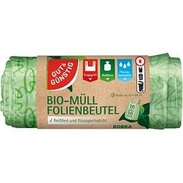 GUT&GÜNSTIG GUT&GÜNSTIG Biomüllbeutel 10,0 l grün, 10 St.