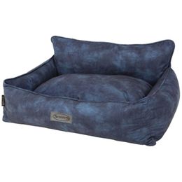 SCRUFFS & TRAMPS Hundebett Kensington Größe m 60x50 cm Marineblau Scruffs&tramps