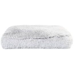 PET - Kuschelbett für Hunde 80x55 cm Hellgrau @