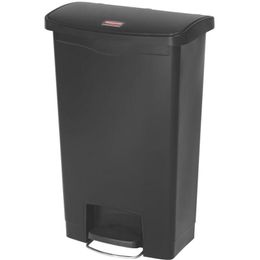 Tretmülleimer Slim Jim 50 l Schwarz Rubbermaid