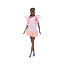 Mattel Barbie Fashionistas-Puppe Peach Puffy Sleeves Dress