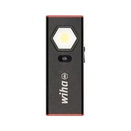 wiha Handleuchte 1.200 lm, Taschenlampe schwarz/rot