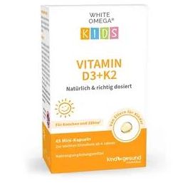 White Omega Kids Vitamin D3+K2 Kapseln Kinder 45 St