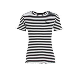 WE Fashion T-Shirt M&auml;dchen Gr&ouml;&szlig;e 146/152 schwarz / wei&szlig;