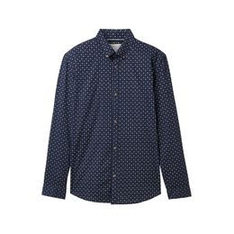 Tom Tailor Denim Hemd Herren Gr&ouml;&szlig;e XXL navy / wei&szlig;