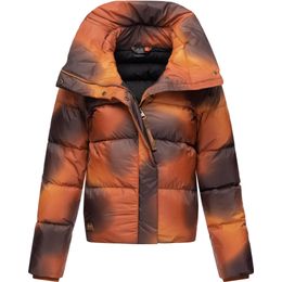 Ragwear Winter Jacket 'Lunis' female size M Brown / Orange / Light orange