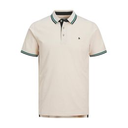 JACK & JONES Shirt 'JJPaulos' male size M Beige / Green / Dark green