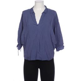 BOSS Orange Damen Bluse, blau, Gr. 38