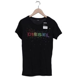 Diesel Damen T-Shirt, schwarz, Gr. 34