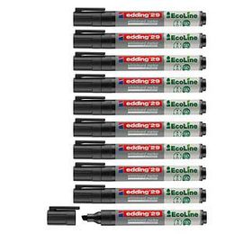 Edding 29 Ecoline Whiteboard-Marker schwarz 1,0 - 5,0 mm, 10 St.