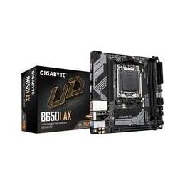 Gigabyte B650I AX, Mainboard schwarz/grau