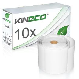 Kineco 10x Etiketten kompatibel zu Dymo S0904980, 104mm x 159mm