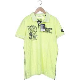 CAMP DAVID Herren Poloshirt, neon, Gr. 48