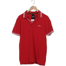 BOSS Green Herren Poloshirt, rot, Gr. 54