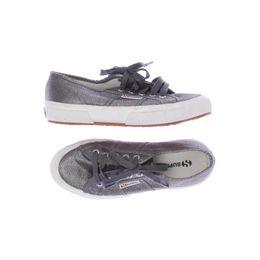 Superga Damen Sneakers, silber, Gr. 35.5