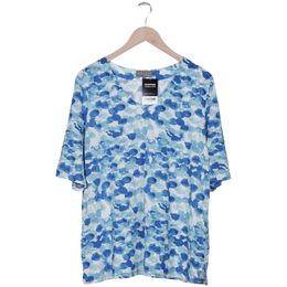 Selection by Ulla Popken Damen T-Shirt, blau, Gr. 46