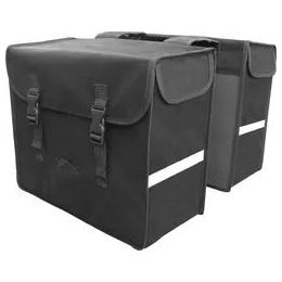 Fahrradtasche GREENLANDS BICYCLE BAGS "Greenlands Doppel Tasche Canvas" Taschen Gr. B/H/T: 40cm x 14cm x 40cm, schwarz