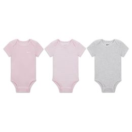 Nike Baby Essentials Bodys für Babys (0–9 M) im 3er-Pack - Multi-Color