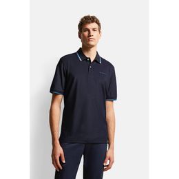 Bugatti Poloshirt mit feinen Kontraststreifen marine XXL XXL Baumwoll-Elasthan-Mix
