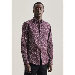 Seidensticker Businesshemd &raquo;Schwarze Rose&laquo; Regular Langarm Button-Down-Kragen Druck burgund 3XL (48( - normale &Auml;rmell&auml;ngen normale &Auml;rmell&auml;ngen 3XL...