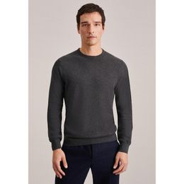 Seidensticker Strickpullover &raquo;Schwarze Rose&laquo; Langarm Rundhals Uni anthra melange S S &Auml;rmell&auml;nge: 1/1