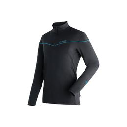 Maier Sports Fleecepullover »Nago Rec«, Herren Midlayer, elastisches und pflegeleichtes Half-Zip Fleece blue 56 56 Integrierter NFC-Chip für...