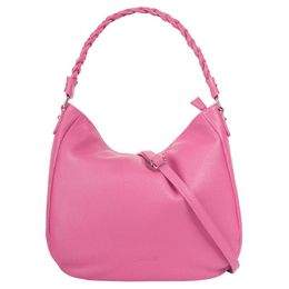 Samantha Look Henkeltasche echt Leder, Made in Italy pink