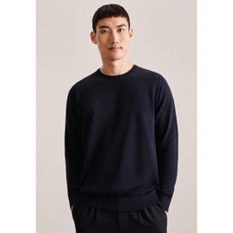 Seidensticker Strickpullover &raquo;Schwarze Rose&laquo; Langarm Rundhals Uni navy XXL XXL &Auml;rmell&auml;nge: 1/1
