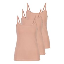 Petite Fleur Unterhemd 3er-Pack, Spaghettiträger-Top, Unterziehshirt beige 32/34 32/34 Spaghettitop im praktischen 3er-Pack