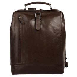 XZONE X-ZONE Laptoprucksack echt Leder cognac B/H/T: 41 cm x 30 cm x 12 cm B/H/T: 41 cm x 30 cm x 12 cm Hochwertiges Leder: 100% echtes Leder verleiht...