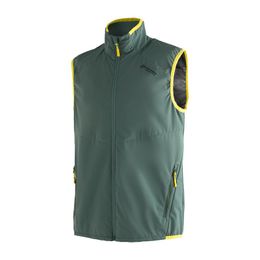 Maier Sports Softshellweste »Brims Vest M« atmungsaktive Herren Weste, wasserabweisende Outdoorweste tannengrün 50 50 Sehr leichtes Softshell für...