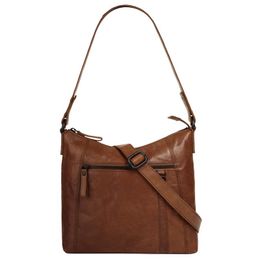 SPIKES & SPARROW SPIKES & SPARROW Umhängetasche »SHOULDER BAG« echt Leder cognac