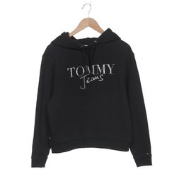 Tommy Jeans Damen Kapuzenpullover, schwarz, Gr. 36