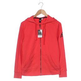 Adidas Damen Kapuzenpullover, rot, Gr. 38