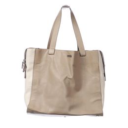 Peserico Damen Handtasche, beige, Gr.