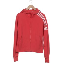 Adidas Damen Kapuzenpullover, rot, Gr. 38