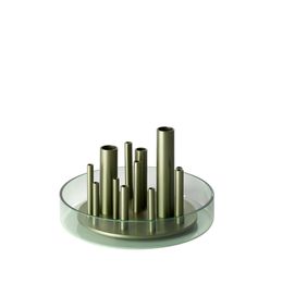 Fritz Hansen - Ikeru Vase Low, Forest green