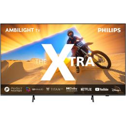 F (A bis G) Philips Mini-LED-Fernseher Fernseher grau (anthrazit) 4k Fernseher
