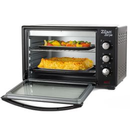 Zilan Minibackofen 45 Liter Konvektion 60 min Timer 100-230°C 2000W