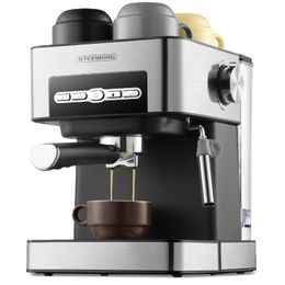 Steinborg Espressomaschine 15 Bar Edelstahl Dampfaussto&szlig;regler 850W