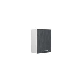 VICCO H&auml;ngeschrank R-Line Schwarz Beton Wei&szlig; 45 cm