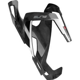 Elite Flaschenhalter Vico Carbon, Schwarz/Wei&szlig;