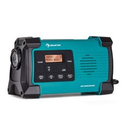 Auna Patagonia DAB+ Outdoor-Radio DAB / DAB+ / FM Kurbelaufladung USB SOS-Alarm wasserdicht Gr&uuml;n